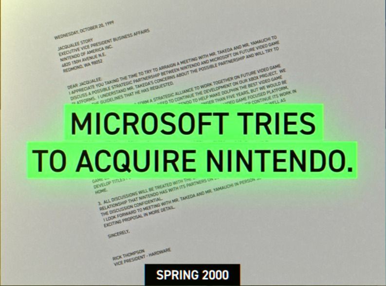 Xbox Publishes Letter from When It Tried to Acquire Nintendo