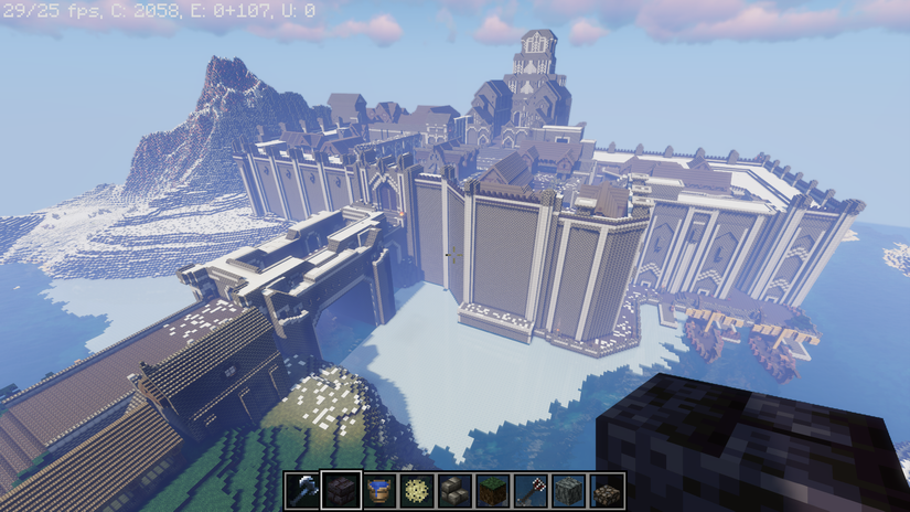 Skyrim Fan Shows Off Impressive Windhelm Minecraft Build