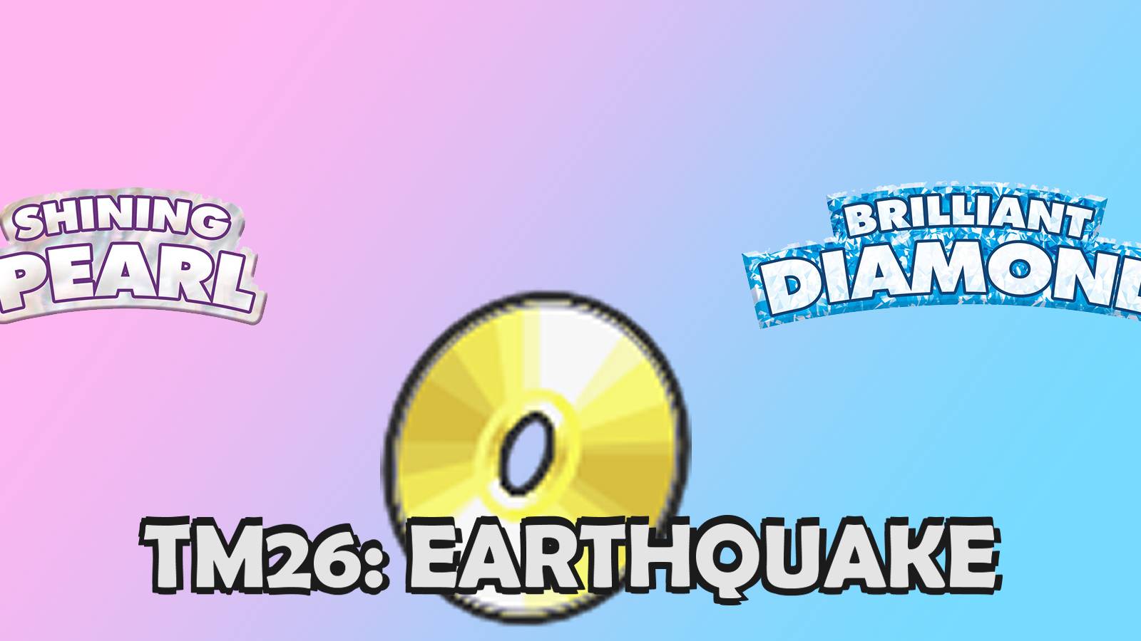 Pokemon Brilliant Diamond & Shining Pearl: Earthquake TM Location