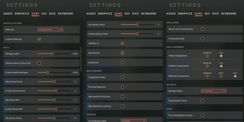 Games With The Most Customizable Difficulty Options