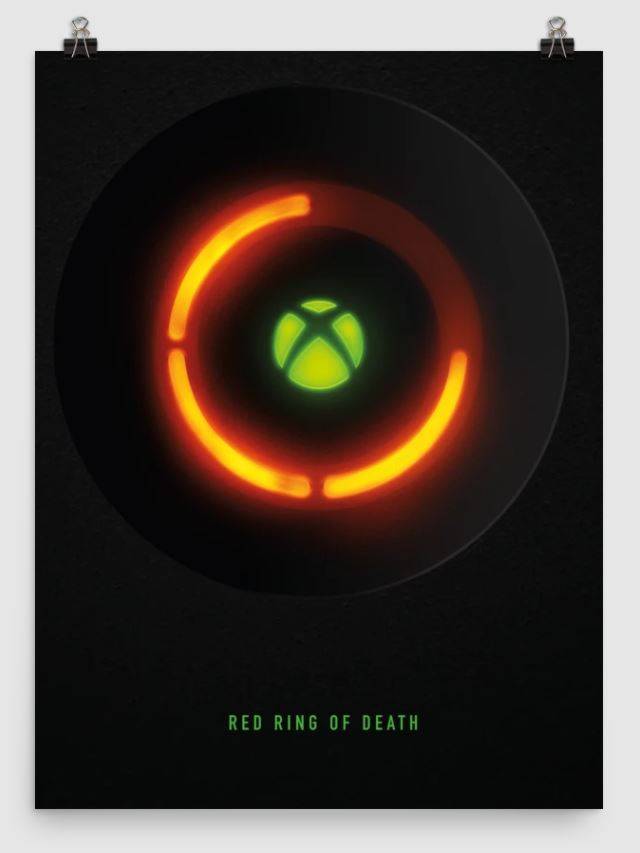 Microsoft is Now Selling an Xbox 360 Red Ring of Death Poster