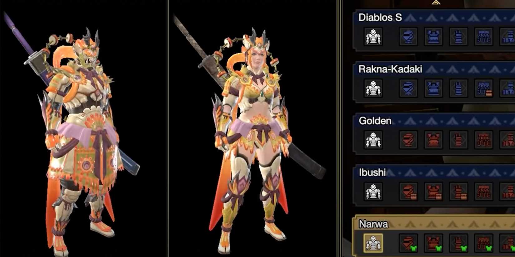 lucent nargacuga armor set
