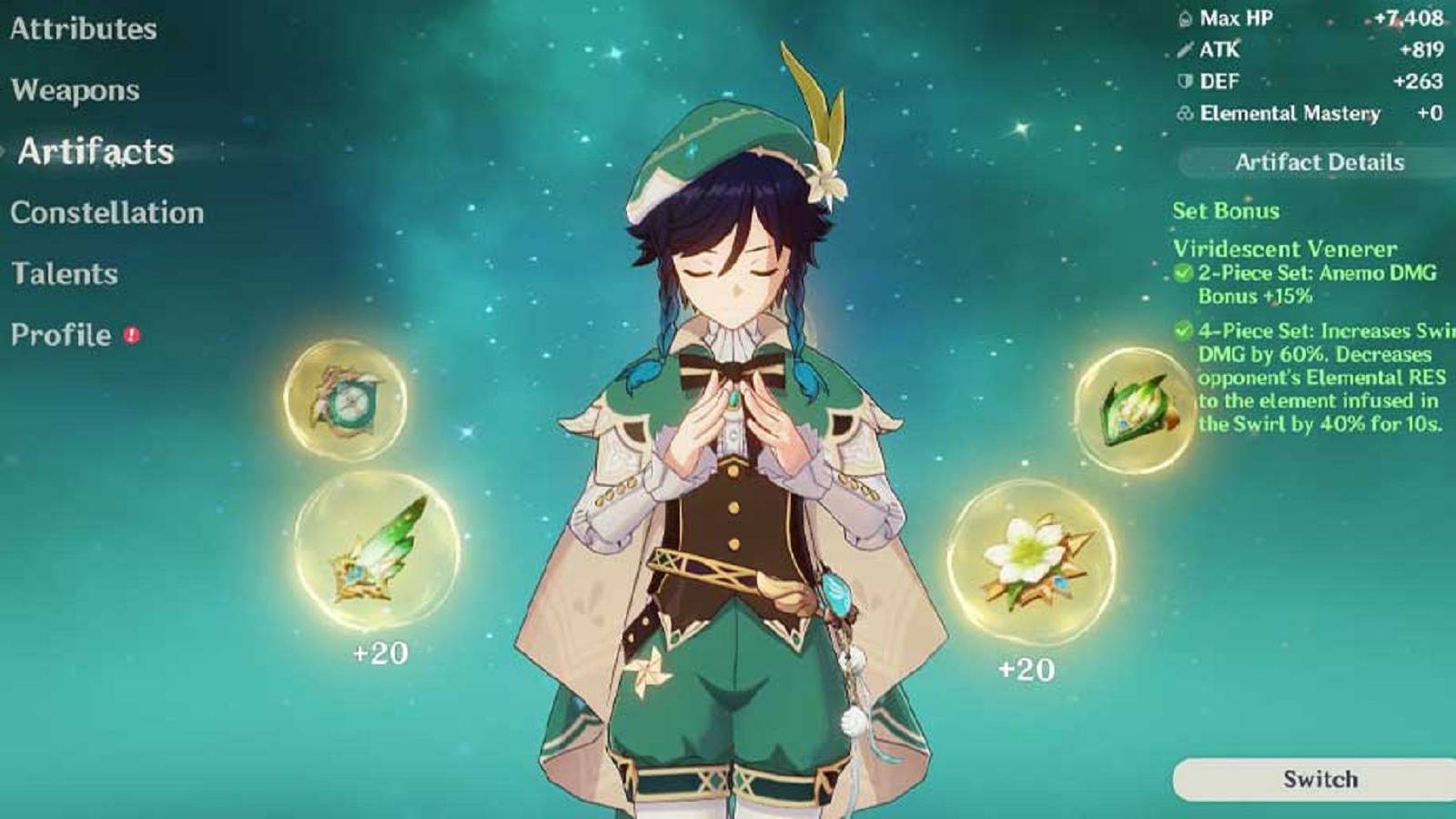 Genshin Impact Fan-Made Concept Could Solve Artifact Farming Problems