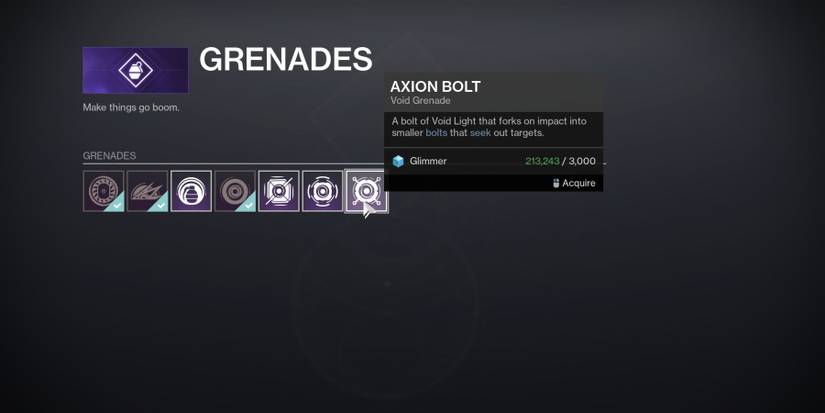 Destiny 2: How to Unlock All Void Grenades for Each Class