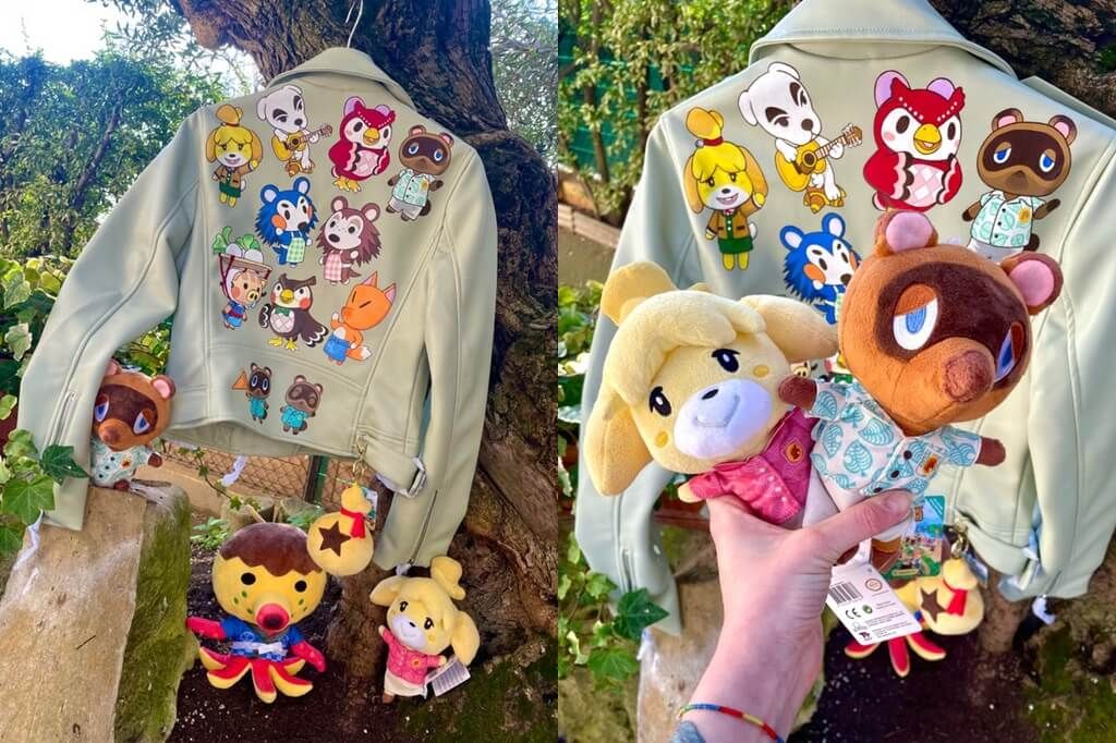 Animal Crossing Fan Creates Incredible Hand-Painted Jacket