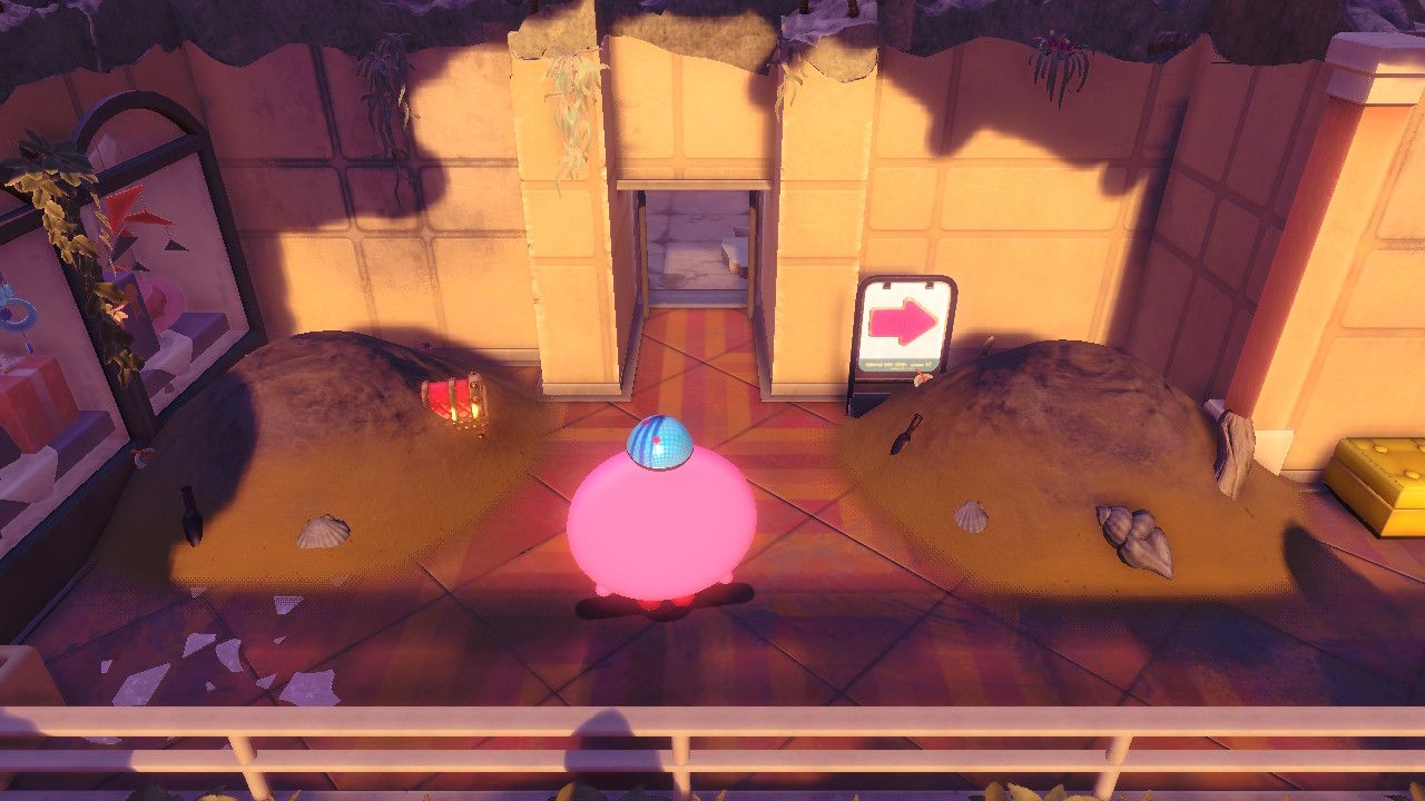 Kirby and the Forgotten Land: Alivel Mall (Staff Side) Missions and ...