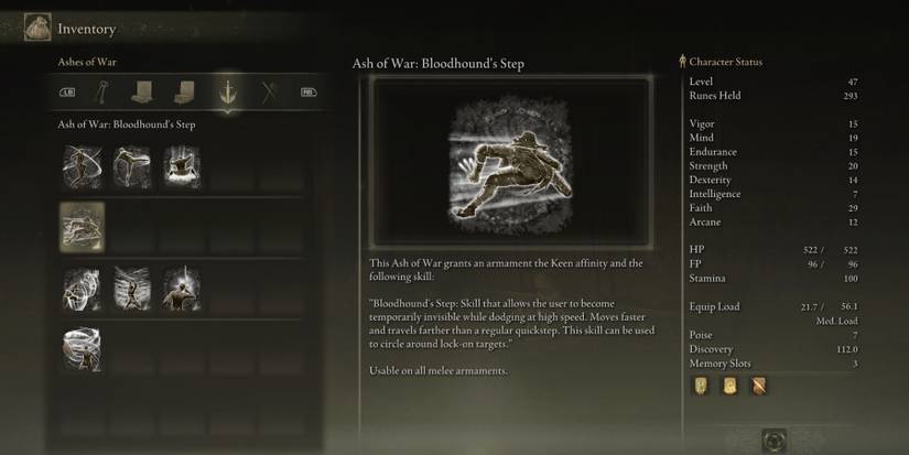 Elden Ring: How to Get Bloodhound's Step Ash of War
