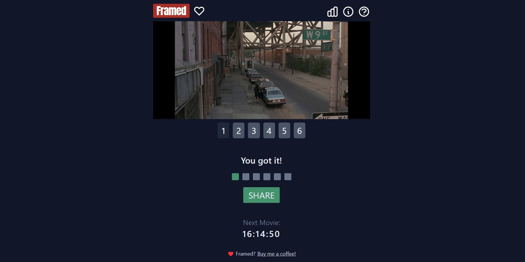 Wordle Clone Framed Uses Movie Scenes As Clues For Film Lovers