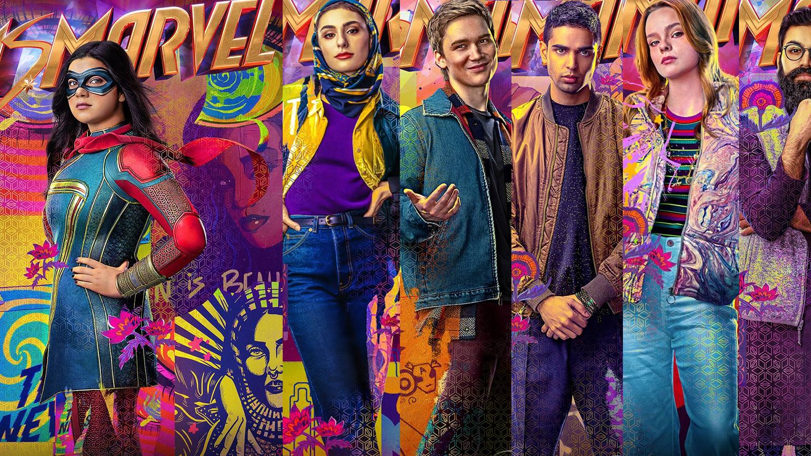 Ms. Marvel Character Posters Reveal New Look At The Main Cast