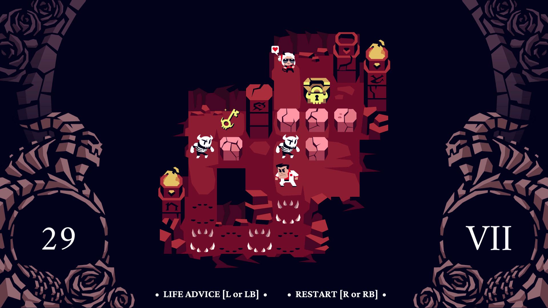 Helltaker is a Good Example Why More Games Should Let Players Skip Puzzles