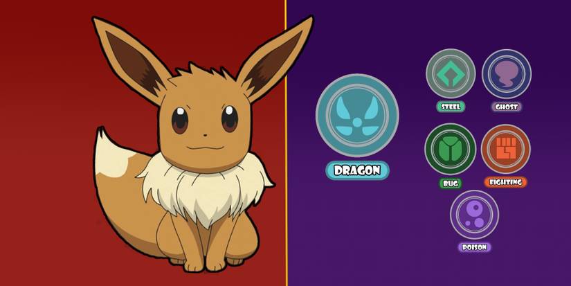 eevee evolutions dragon type
