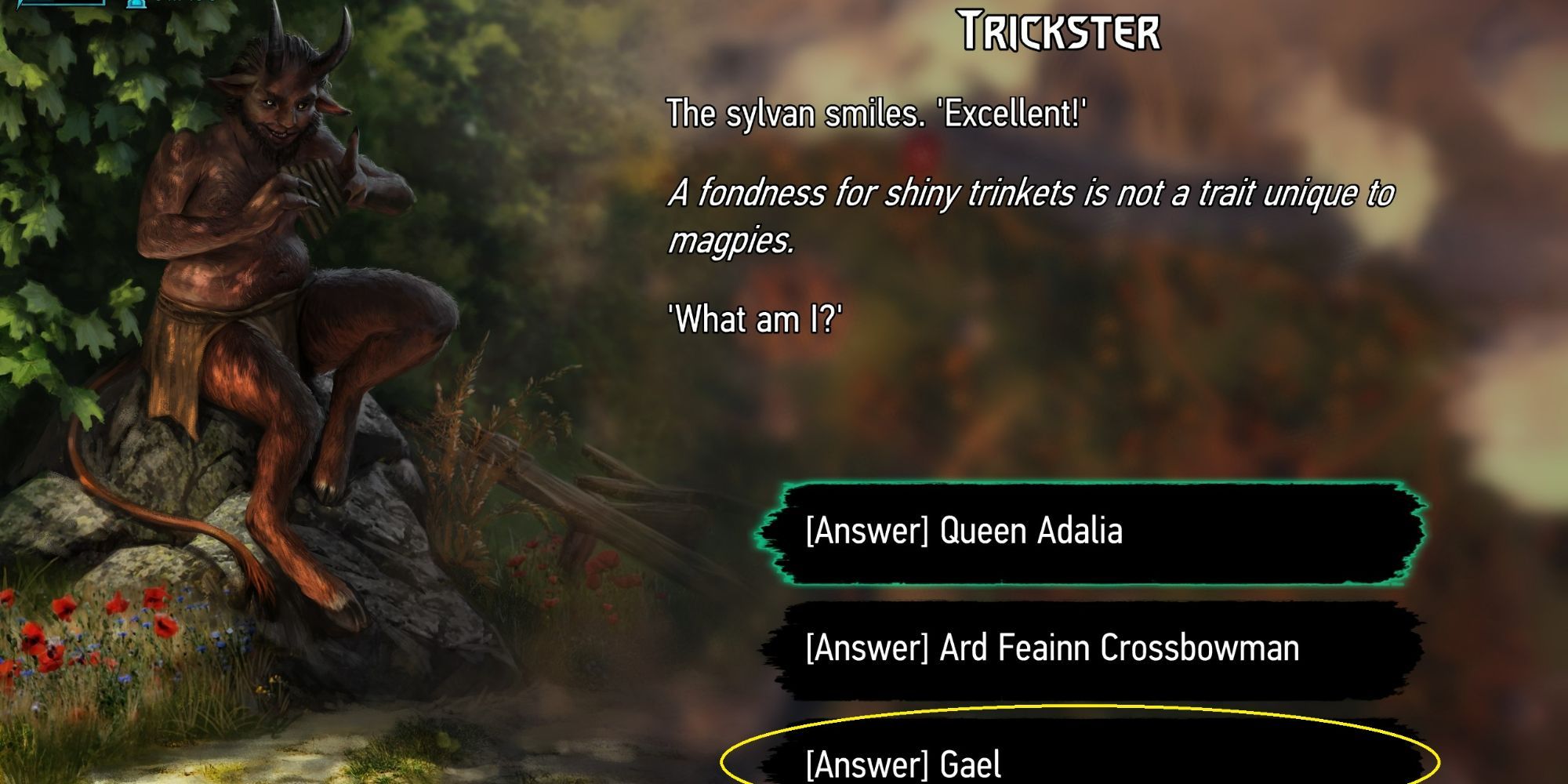 Gwent: Rogue Mage - Every Trickster Event Riddle Answer