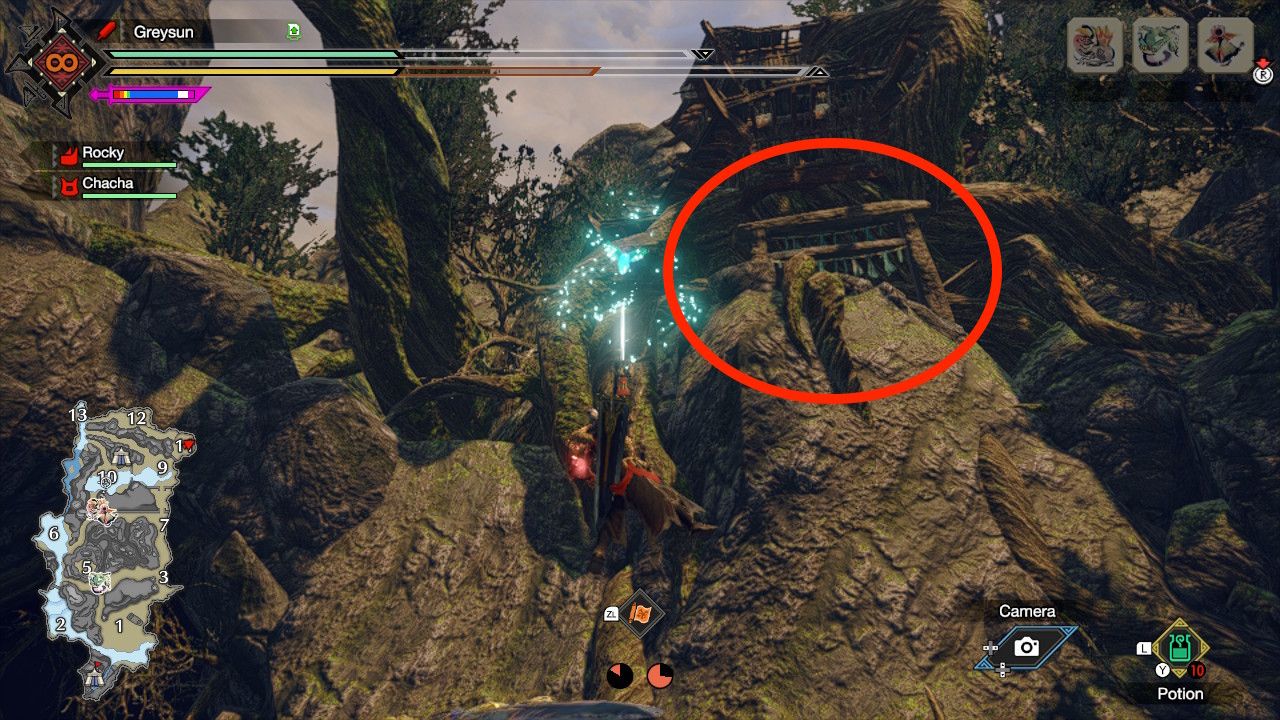 Monster Hunter Rise: All Shrine Ruins Relic Record Message Locations