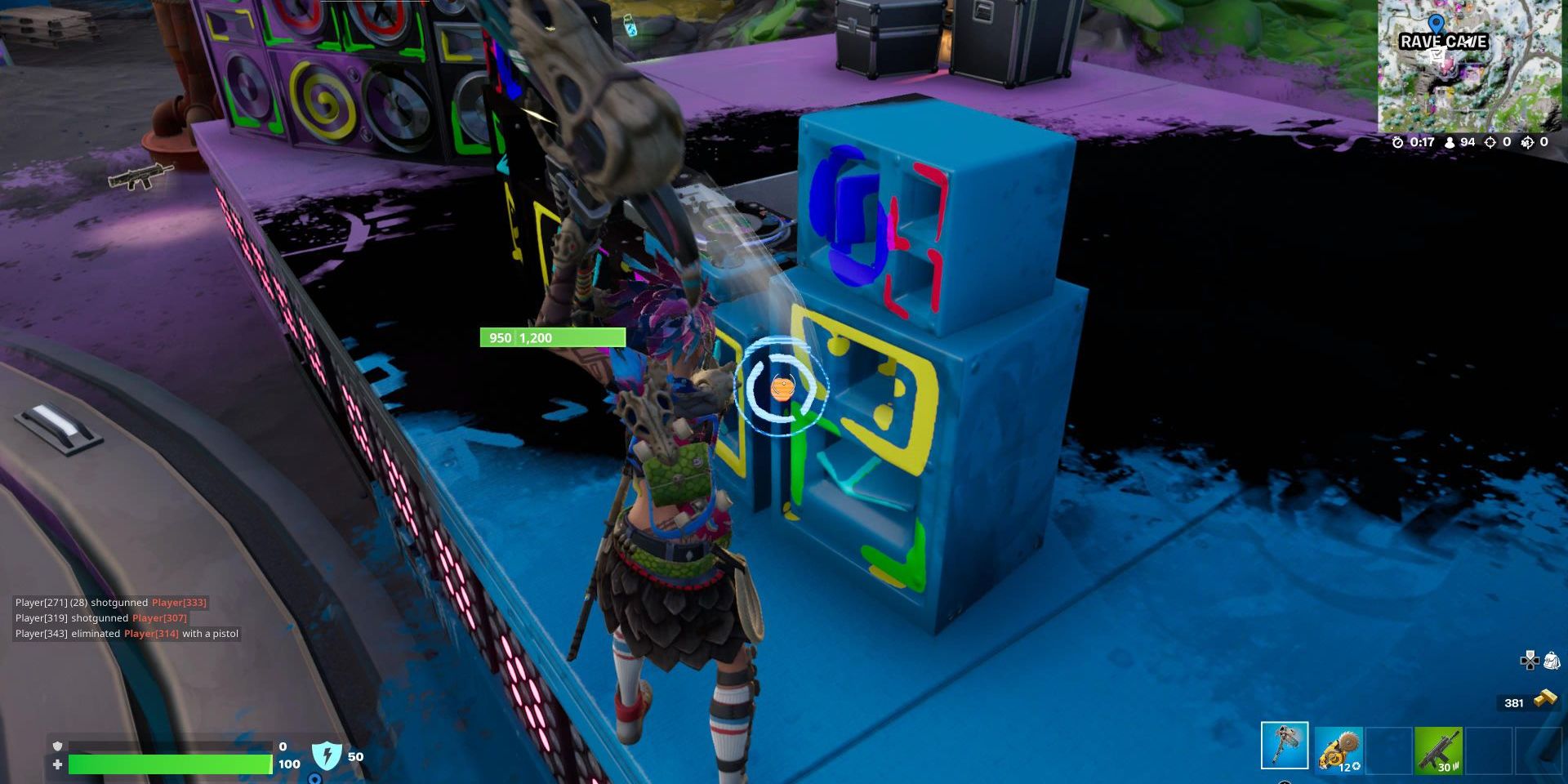 Fortnite: How to Stop the Music at Rave Cave