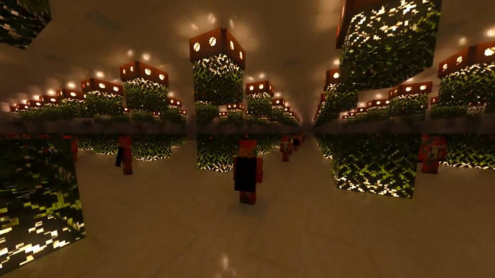 Minecraft Player Creates Mind-Bending Room of Infinite Mirrors