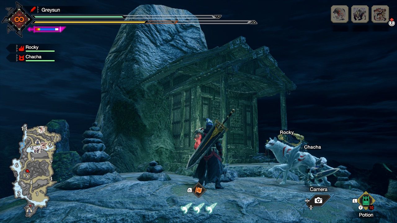 Monster Hunter Rise: All Shrine Ruins Relic Record Message Locations