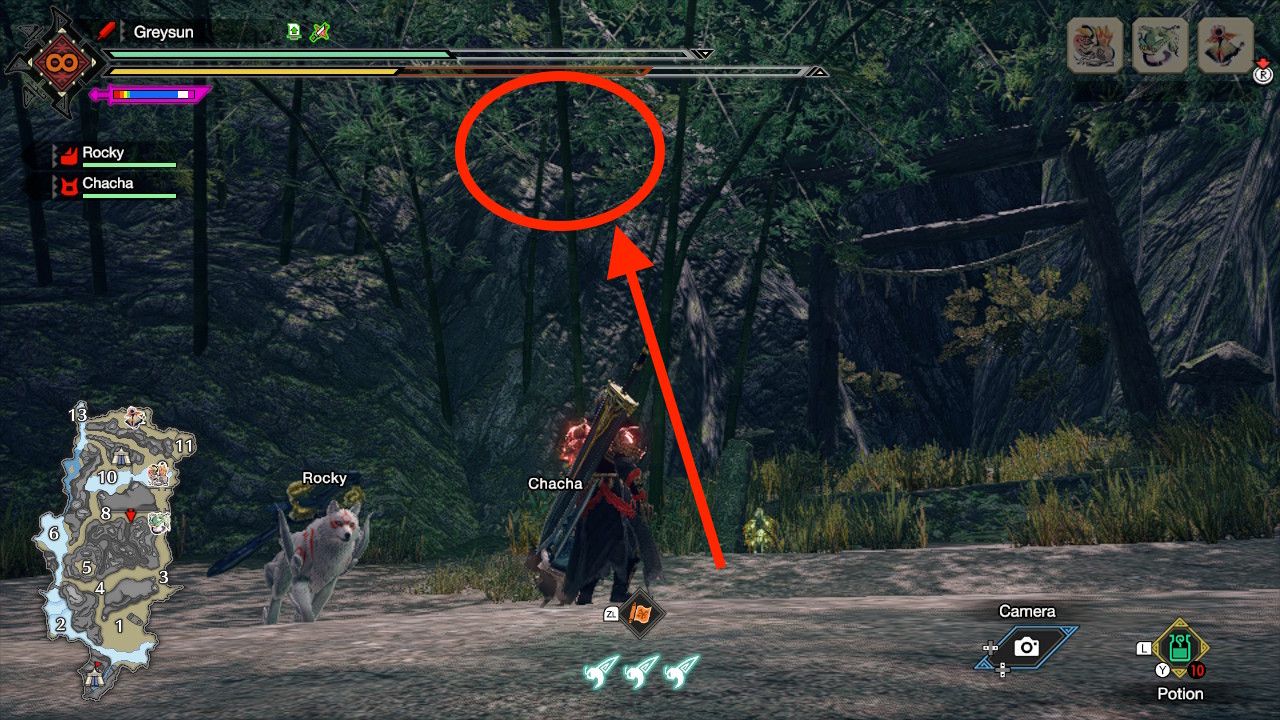 Monster Hunter Rise: All Shrine Ruins Relic Record Message Locations