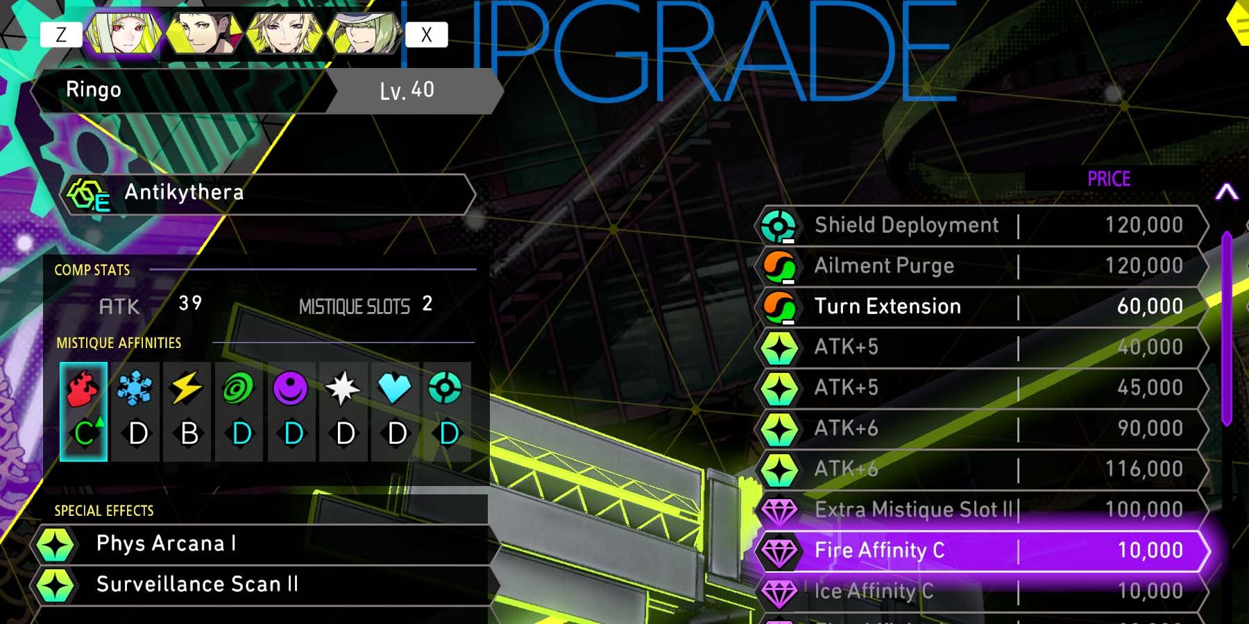 Soul Hackers 2: How To Upgrade Weapons And Special Effects