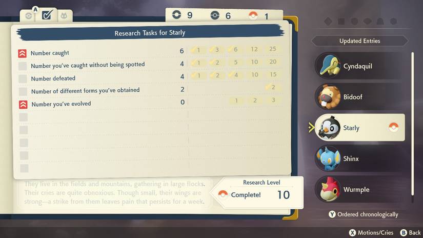 Pokemon Legends: Arceus - Request 2 Guide (Adorable Starly)