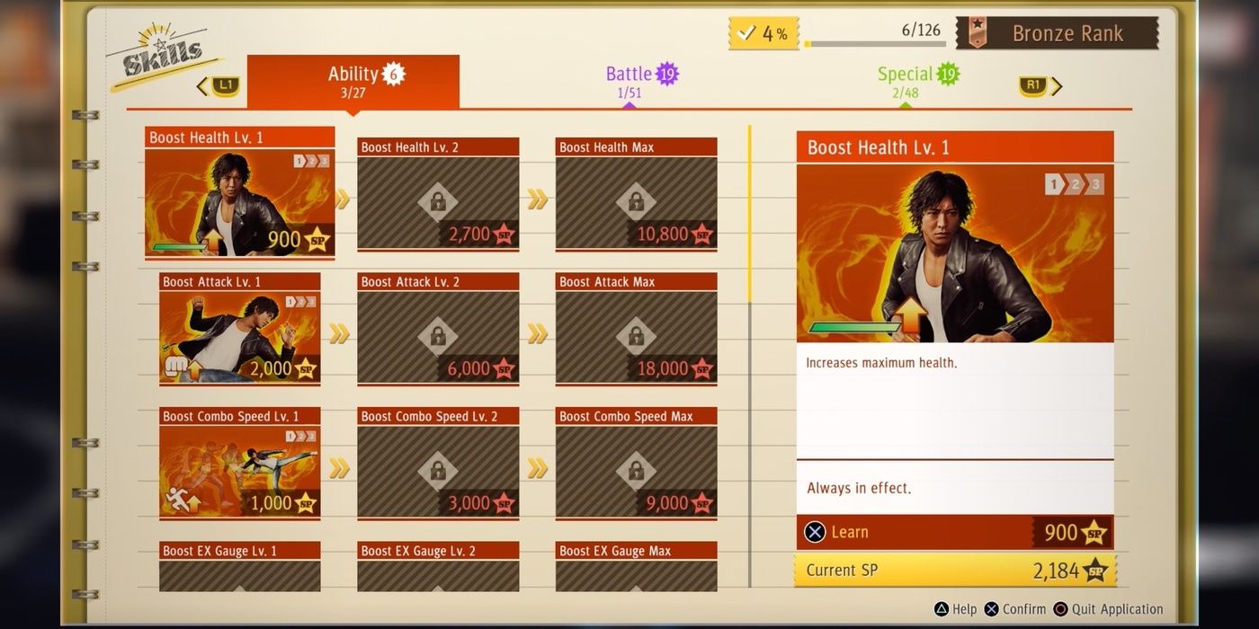 Judgment: How To Get More SP Fast