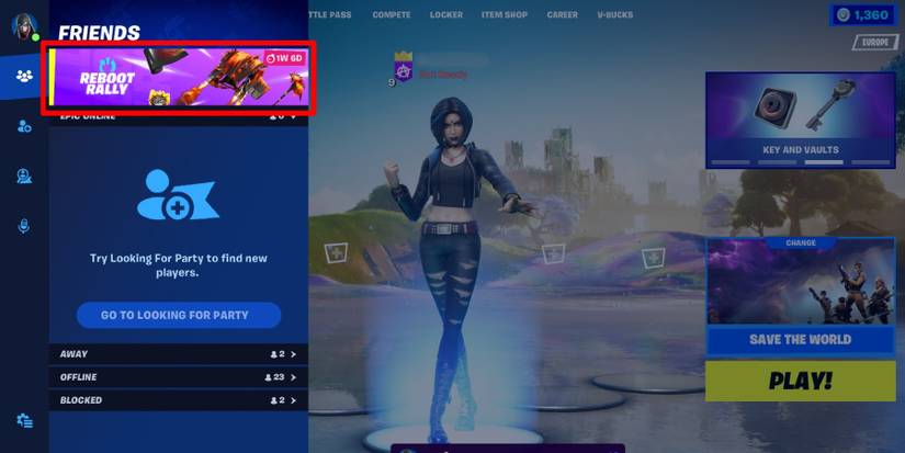 Fortnite Reboot Rally Rewards and How to Sign Up
