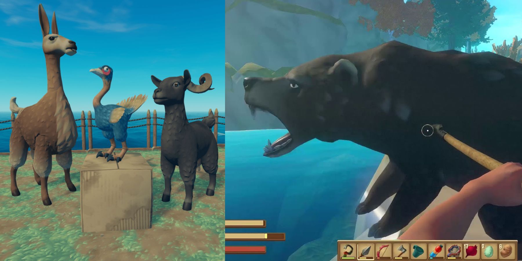 Raft: Every Animal Threat, Ranked From Least To Most Dangerous