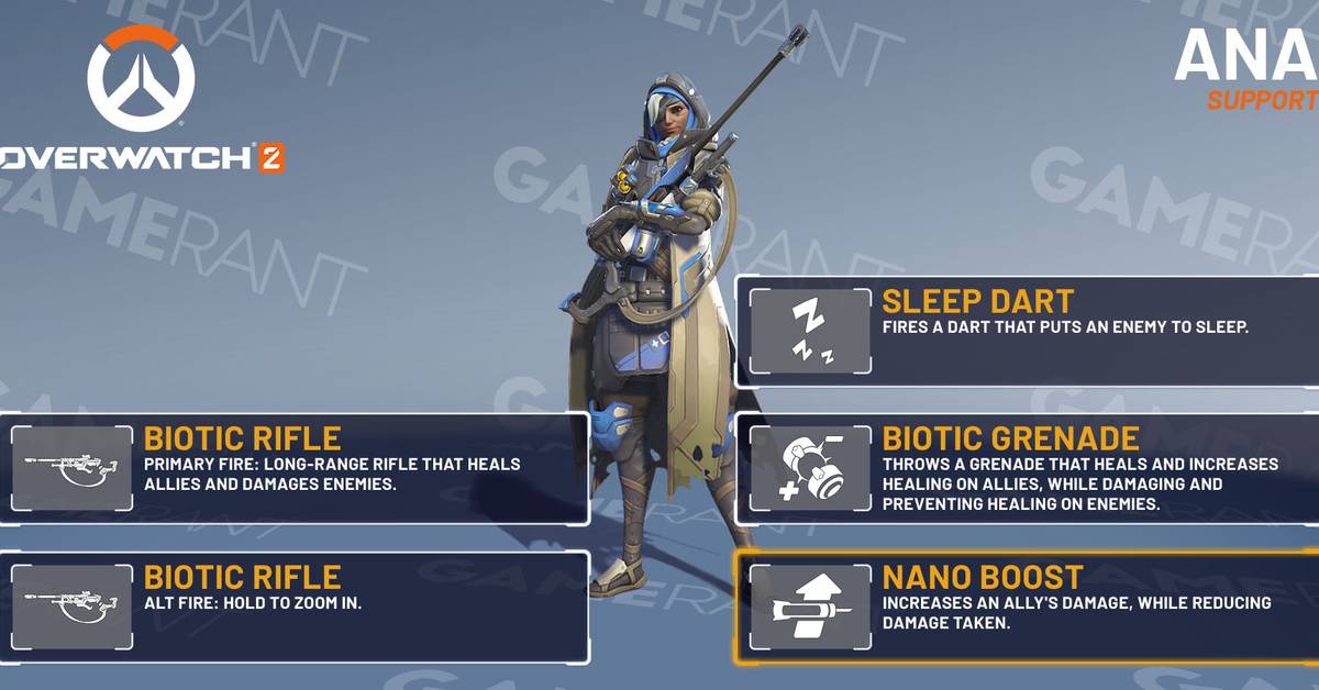 Overwatch Ana Garnet