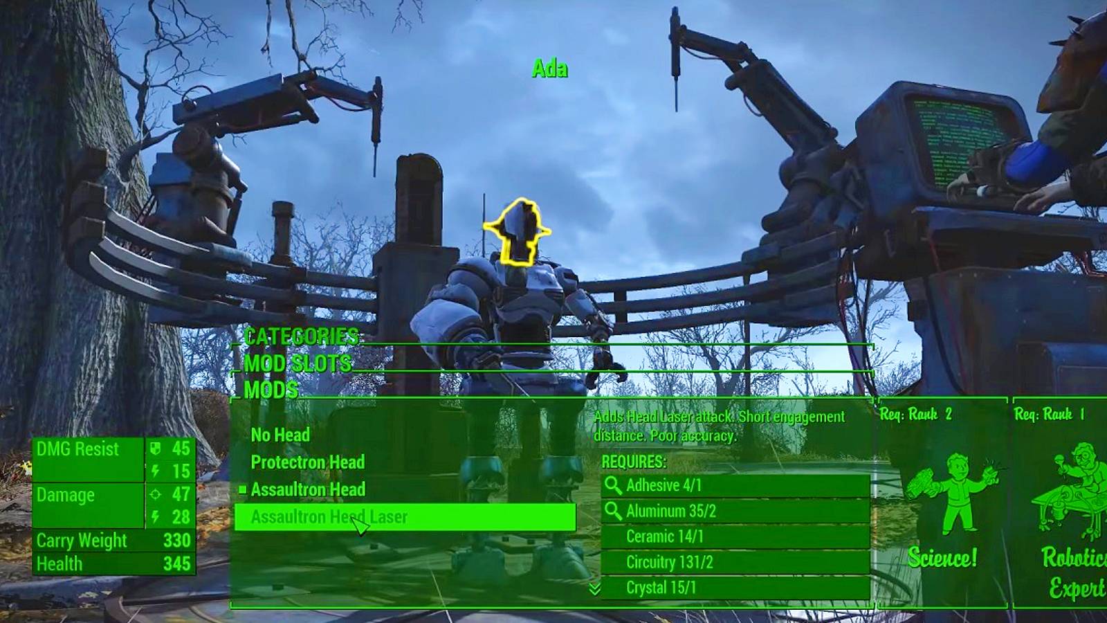 Fallout 4's Ada Assaultron is one of the Franchise's Most Creative ...