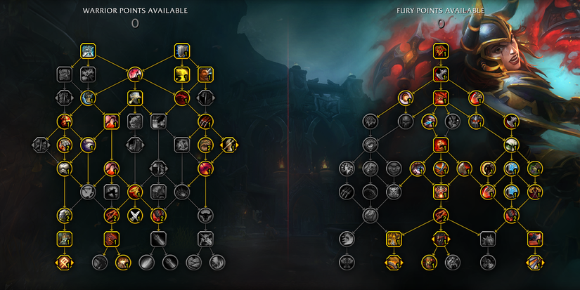 WoW Dragonflight: Fury Warrior Talent Builds