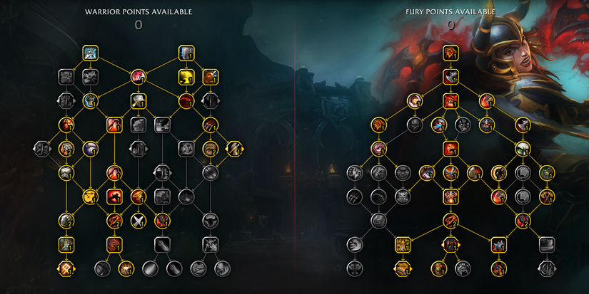 WoW Dragonflight: Fury Warrior Talent Builds