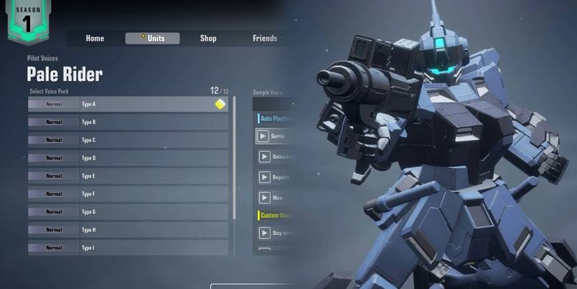 How To Change Pilot Voice In Gundam Evolution