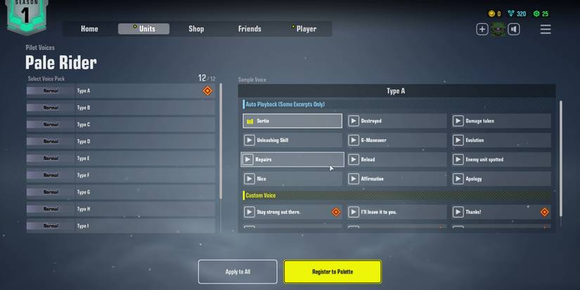 How To Change Pilot Voice In Gundam Evolution