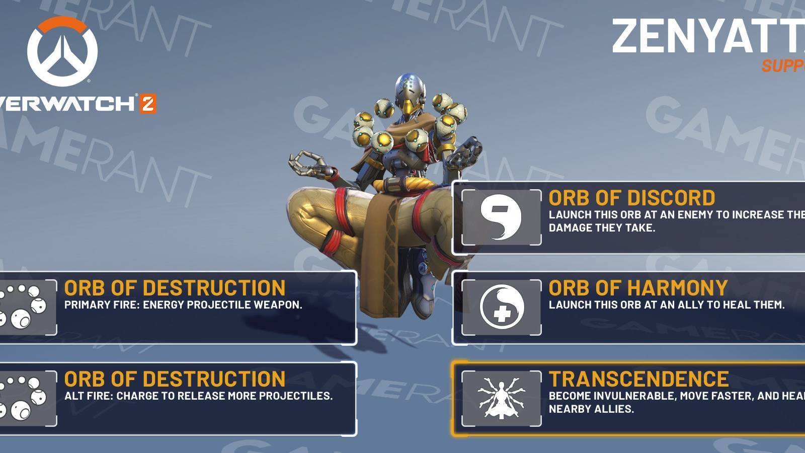 Overwatch 2: Zenyatta Guide (Tips, Abilities, And More)