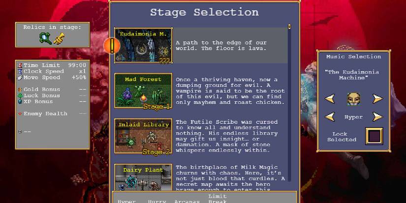 Vampire Survivors: How To Unlock And Complete Eudaimonia Machine