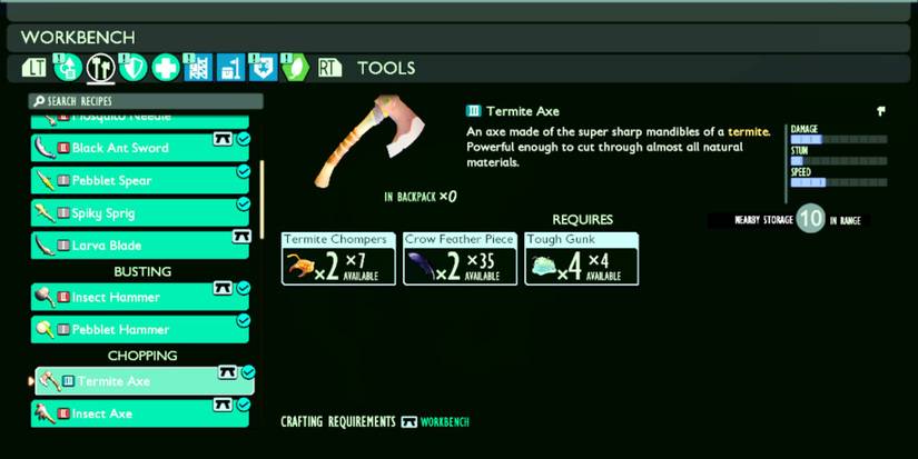 Grounded: How To Get The Tier 3 Termite Axe