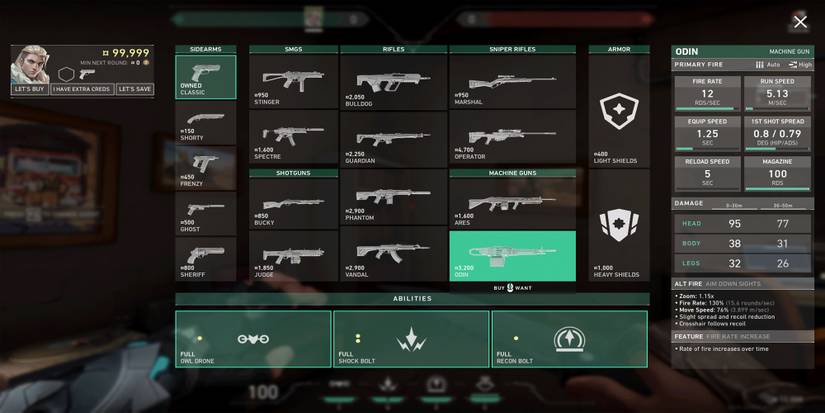 Best Weapon Combo Loadouts In Valorant