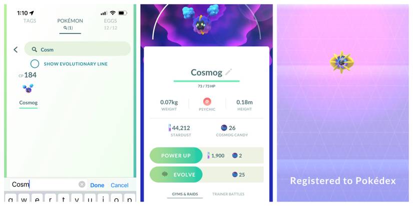 How to Evolve Cosmog in Pokemon GO