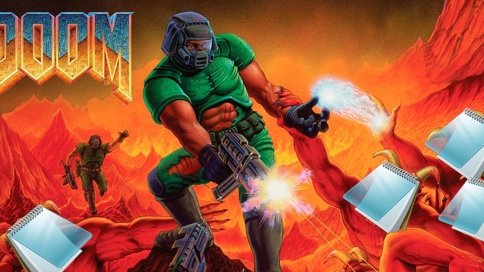 Doom Fan Gets the Game to Run in Notepad