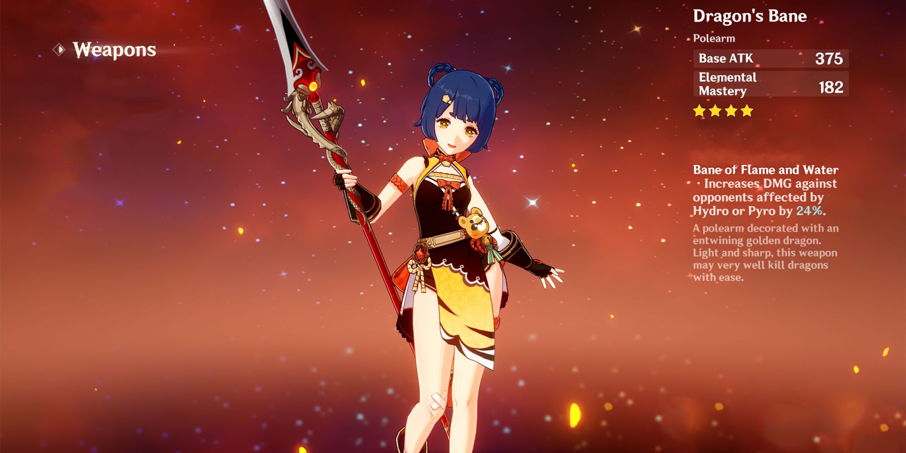 Xiangling Build Genshin Impact Xiangling Build Guide Best Weapons,