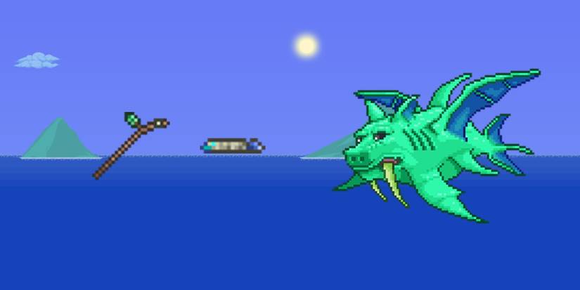 Terraria: How To Summon And Defeat Duke Fishron