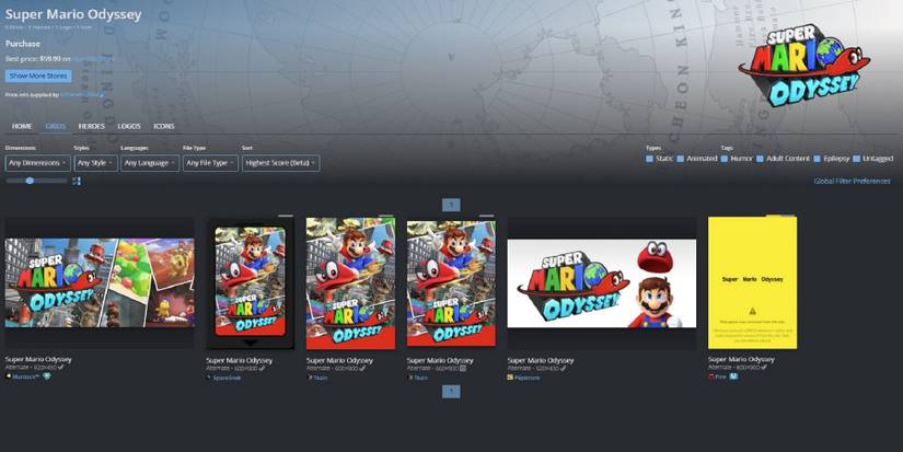 Nintendo Issues DMCA Takedowns to SteamGridDB Art-Sharing Website