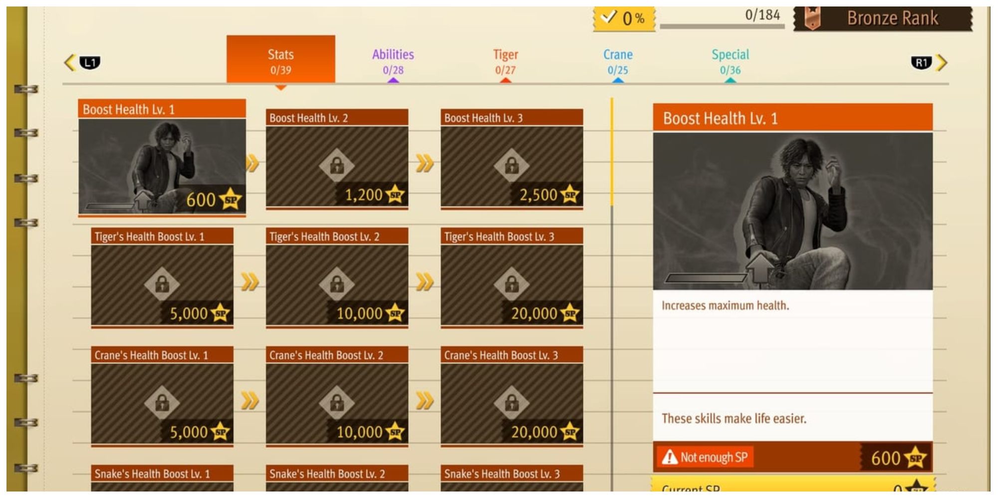 Lost Judgment Best Skills