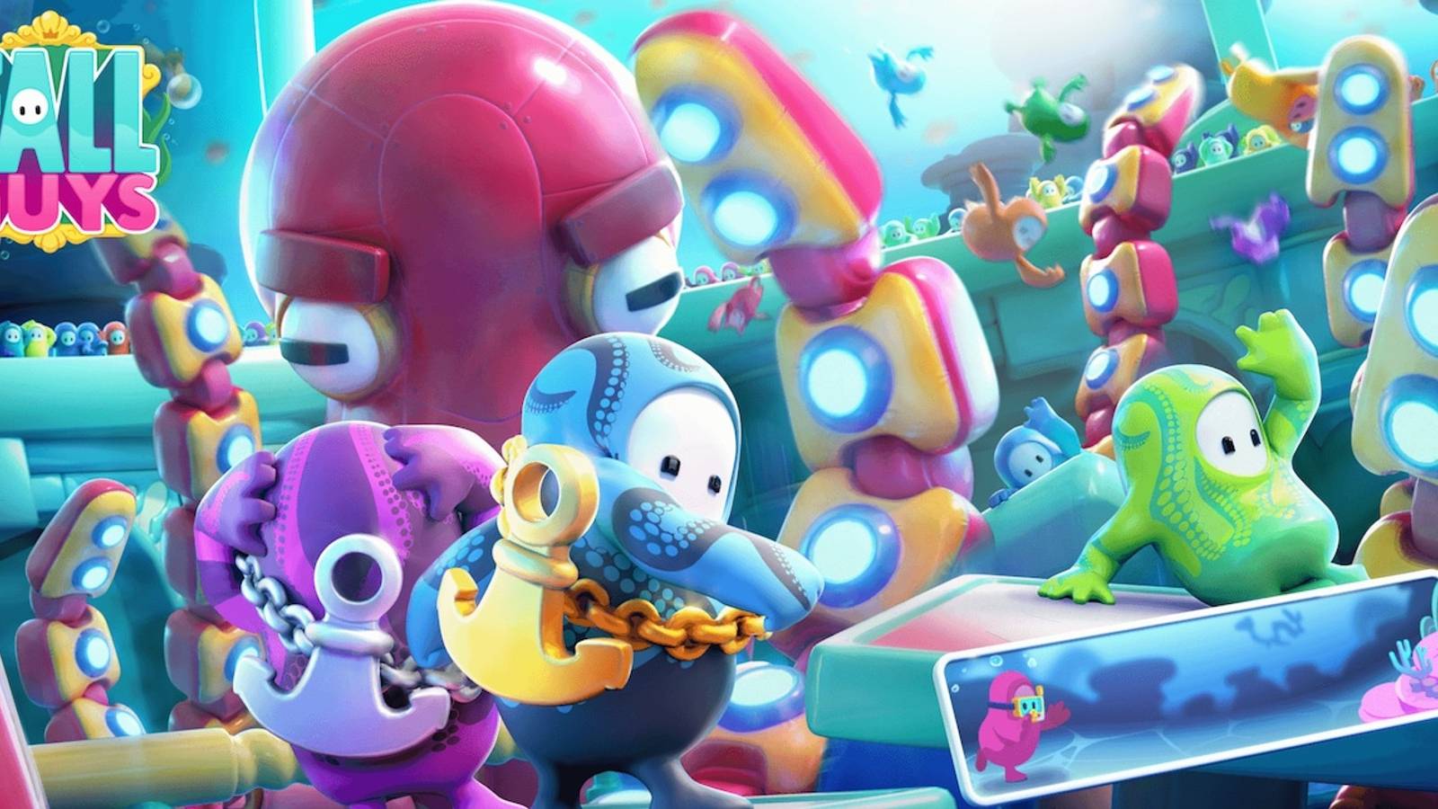 Fall Guys Season 3 Battle Pass Includes SpongeBob SquarePants