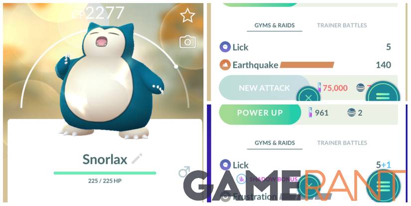 Pokemon GO: Best Moveset for Snorlax