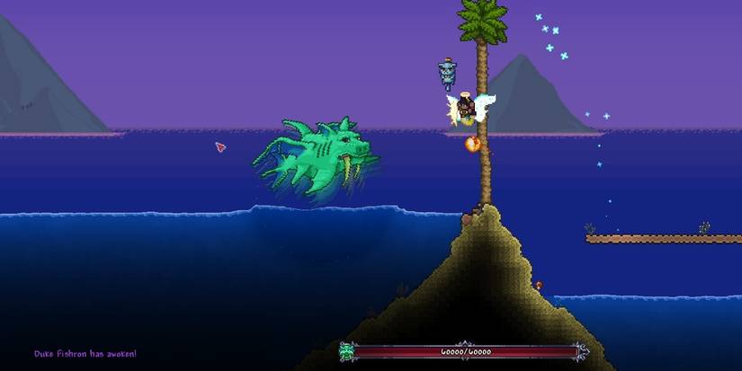 Terraria: How To Summon And Defeat Duke Fishron