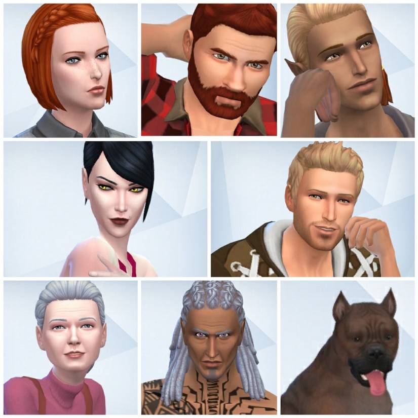 Dragon Age Companions Recreated in The Sims