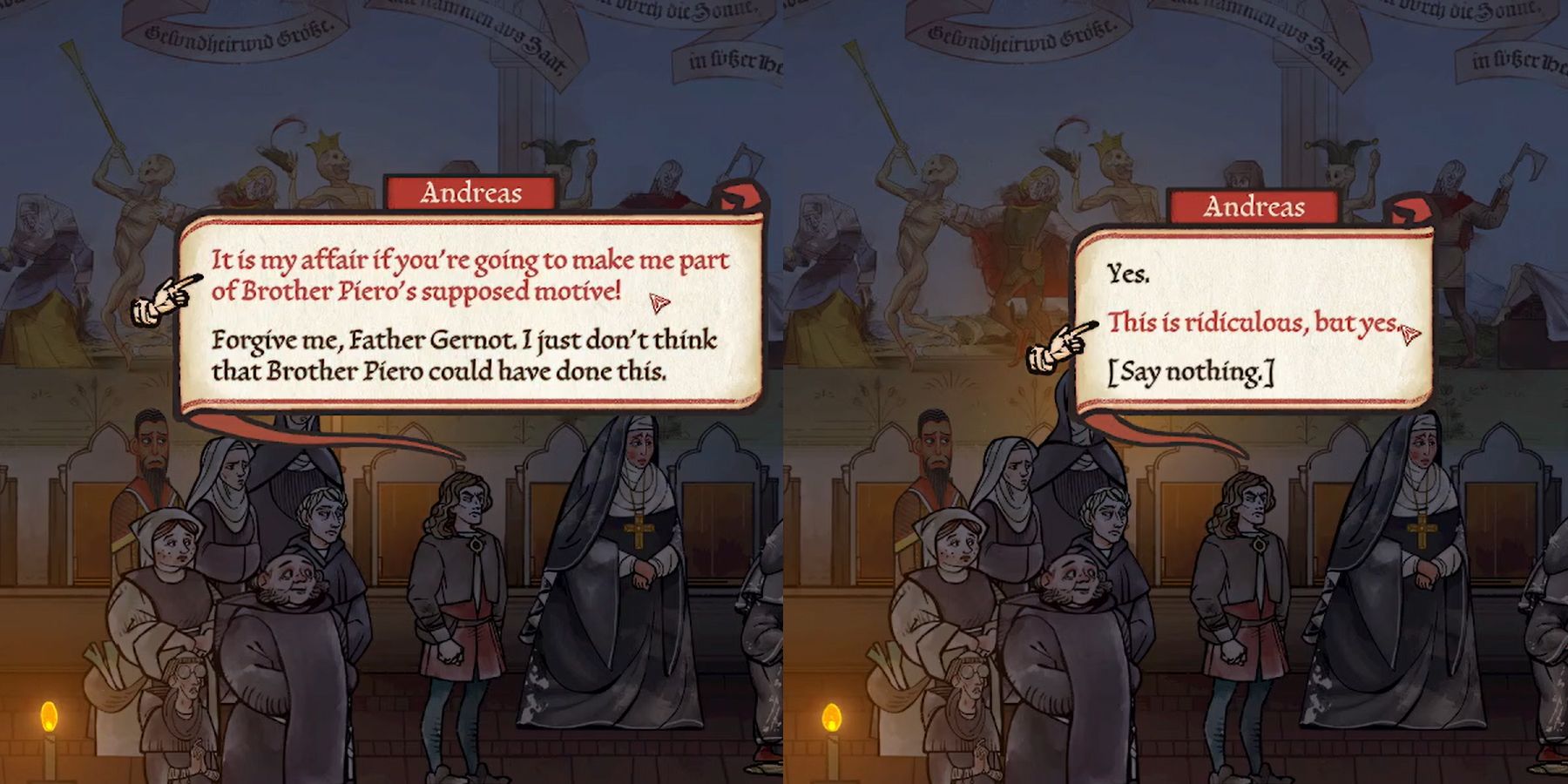 Pentiment: How To Get Wojslav To Let You Enter The Cellar (The Root of the Problem Achievement)