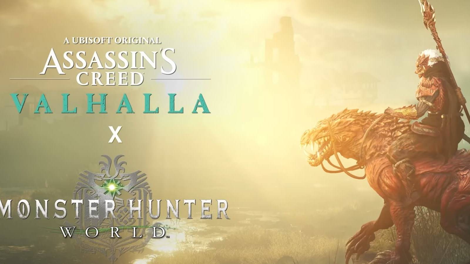 Assassin's Creed Valhalla Announces Crossover with Monster Hunter World