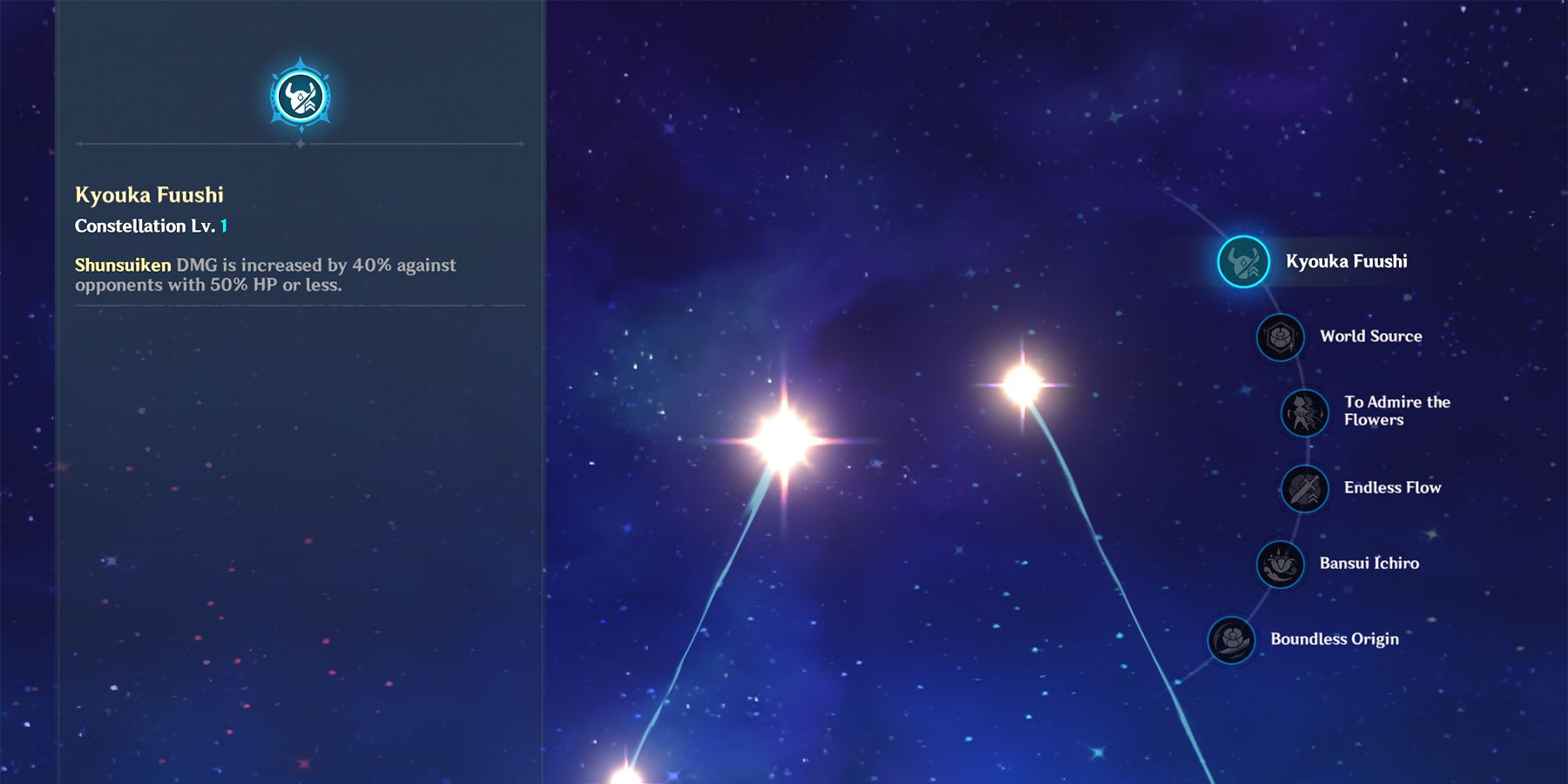 Genshin Impact: Kamisato Ayato Constellations Complete Guide