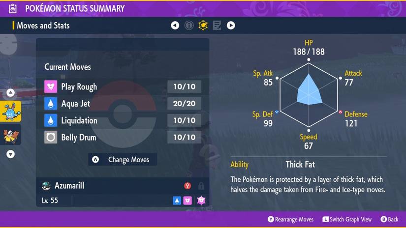 Pokemon Scarlet & Violet: How to Get Azumarill with Belly Drum